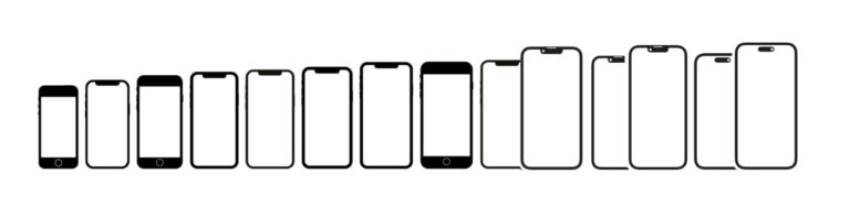 Dimensions modèles iPhone - iZPhone